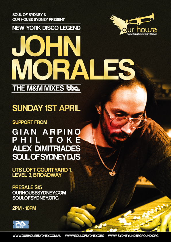 JOHN MORALES | SOUL OF SYDNEY: Feel-Good FUNK SOUL DISCO & beyond.