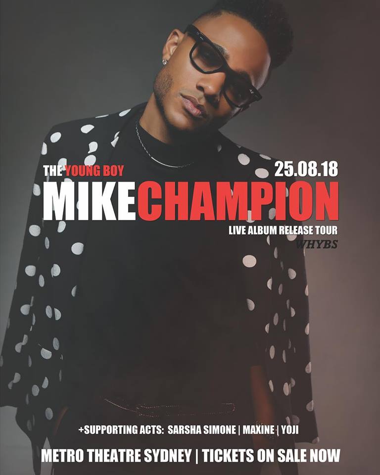 Mike Champion LIVE album Launch – This Saturday at The Metro feat ...